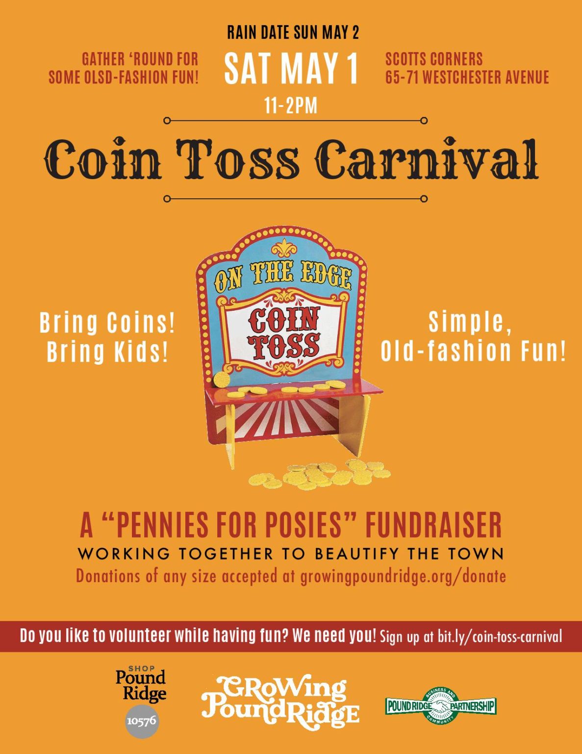 Coin Toss Carnival - Pound Ridge Partnership